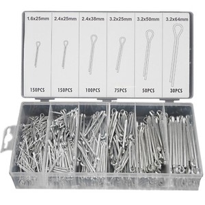 Split Cotter Pins/ castellated nut Pins- hub shaft Cotter Pins 555pc ...