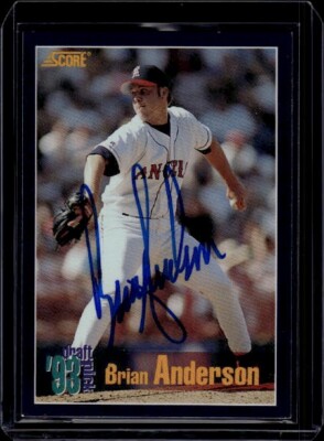 1994 Score #468 Autographed Brian Anderson Trading Card | eBay