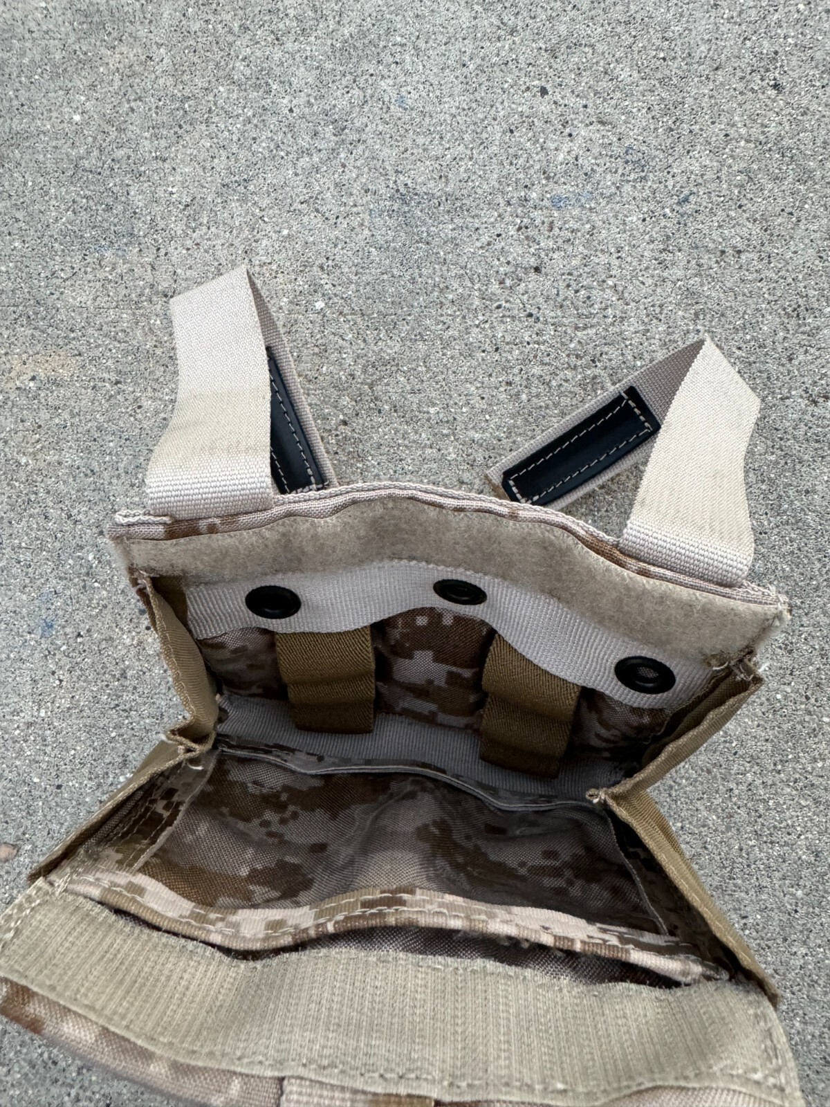 London Bridge AOR1 LBT Folding Admin/Grid Reference Guide Pouch Tan ...