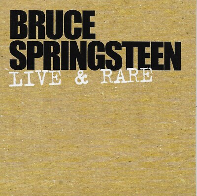 BRUCE SPRINGSTEEN Live & Rare rare 4-track promo CD SAMPLER with Title ...