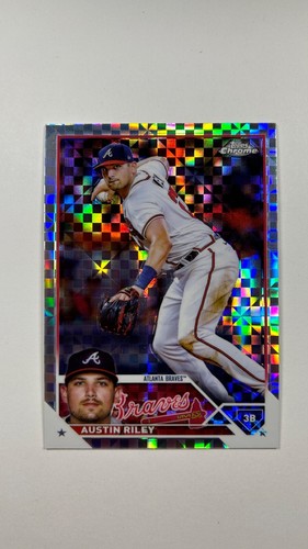 Austin Riley 2023 Topps Chrome #66 X-Fractor Atlanta Braves | eBay