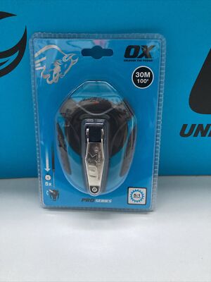 Ox Tools - Pro Series Quick Reel 5:1 Gear System Chalk Line ( 30m / 100 ...
