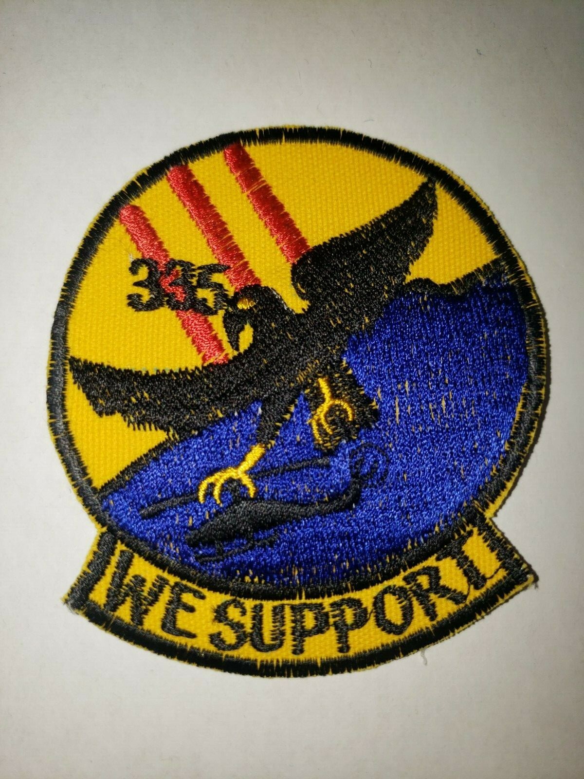 K0016 US Air Force Vietnam Pocket Patch 335th Support Squadron IR16E | eBay
