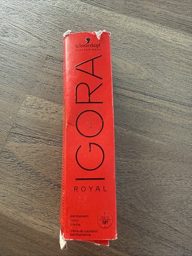 SCHWARZKOPF- Igora Royal - Permanent Hair Color - 7-77 -Medium Blonde Copper New | eBay