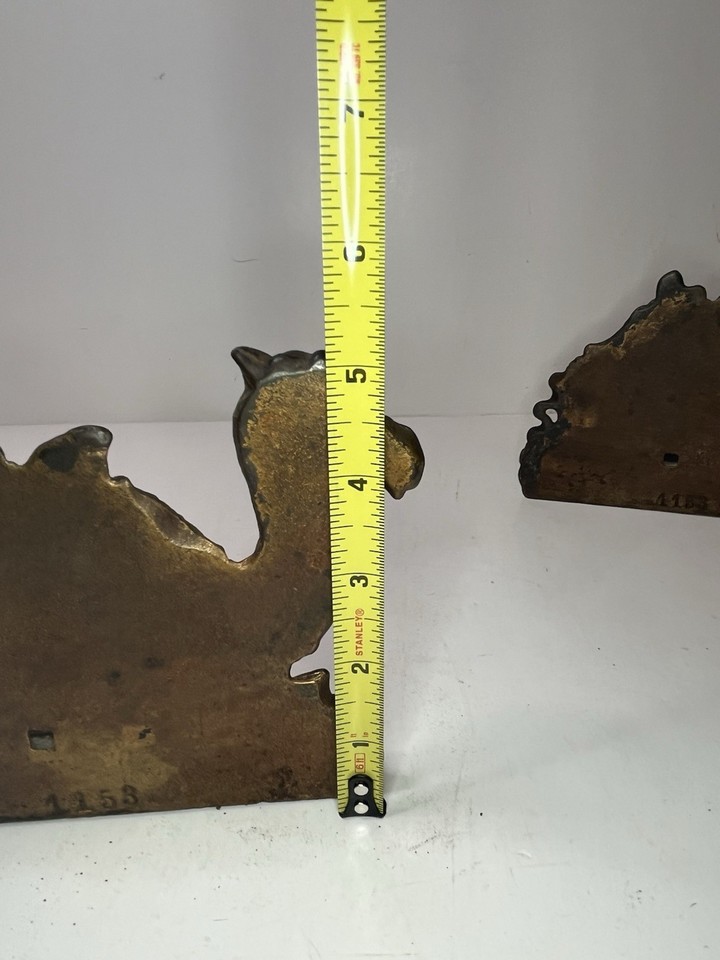Vintage Cast Iron Camel Bookends Copper Wash | eBay
