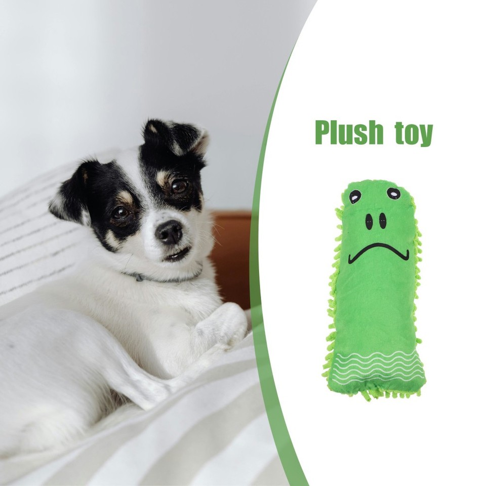 Frog Shape Stuffed Dog Toy Interactive Dog Toy Boredom Dog Toy Cartoon ...