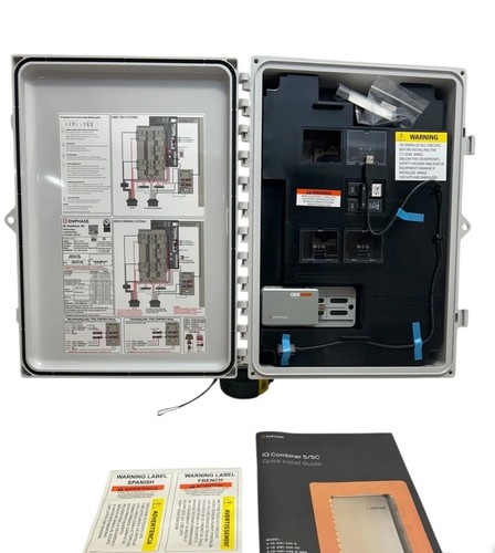 Enphase, IQ Combiner 5C, Pre‑Wired Smart Combiner, with IQ Gateway ...