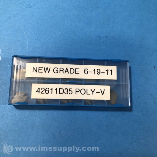 42611D35 POLY-V Box of 10 Carbide Inserts 5169 | eBay