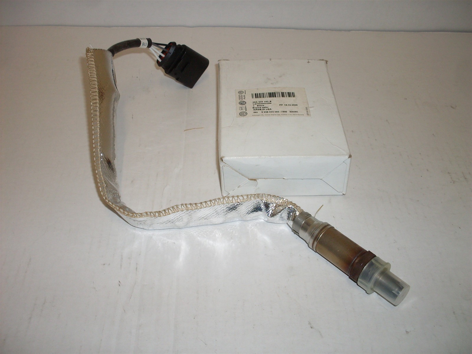 VW Audi Bora Golf 4 A3 1.6 Lambda probe 06A906265E New genuine VW part ...