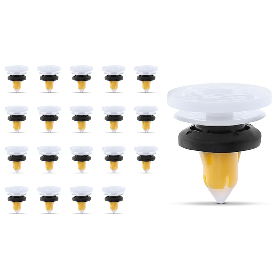 20Pcs 8mm Nylon Door Panel Retainer Clips w/ Sealer for Jeep Compass ...