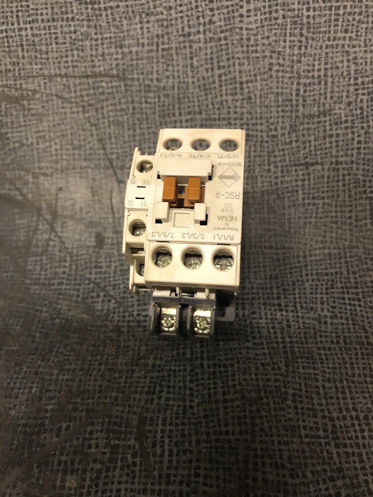 (1) BENSHAW RSC-9 SIZE 00 MAGNETIC CONTACTOR RSC-9 20 AMP 600V 120 VAC ...