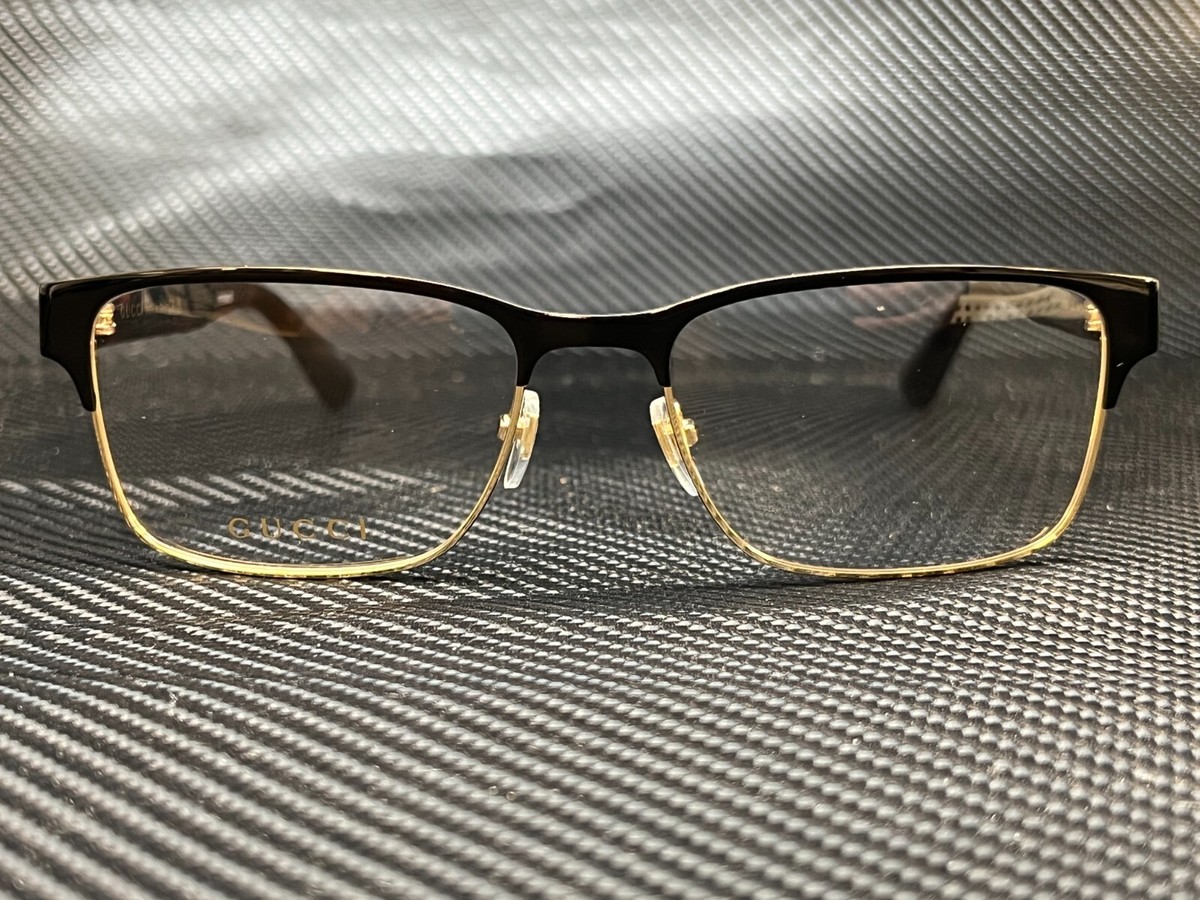 GUCCI GG0750O 002 Black Havana Demo Lens Men's Eyeglasses 56 GUCCI GG0750O 002 Black Havana Demo Lens Men's Eyeglasses 56