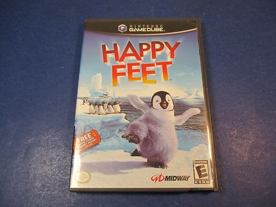 Nintendo Gamecube, Happy Feet, Midway, Rated E, 2001 31719191659| eBay