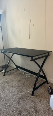 Simple Black Desk | eBay