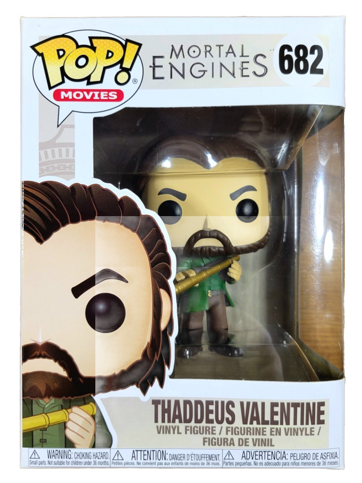 VAULTED Funko POP! Mortal Engines #682 THADDEUS VALENTINE 2018 In ...