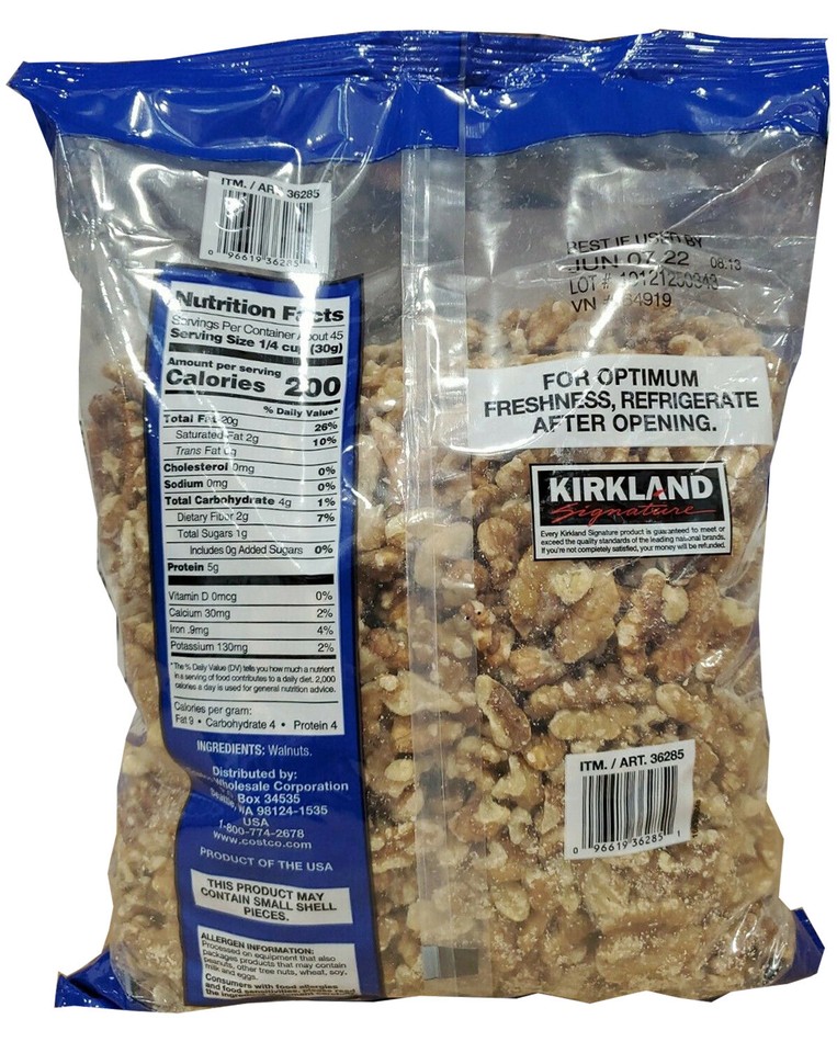 2 Packs Kirkland Signature Walnuts 48oz Pack US 3 LB 96619362851| eBay