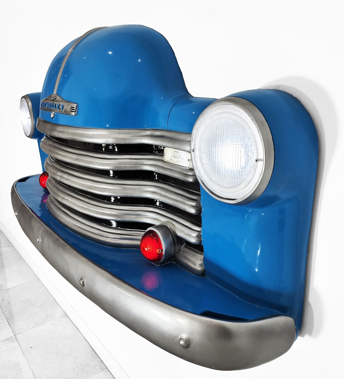 Turquoise 54 Chevy Front Truck Wall Decor Full Size - Chevrolet Front ...