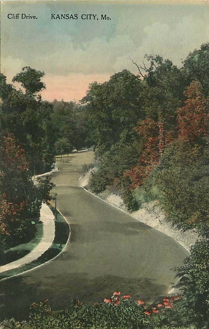 Hand-Colored Postcard Cliff Drive, Kansas City, Missouri - circa 1909 ...