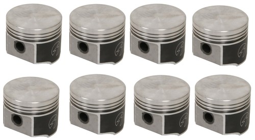 SPEED PRO Forged Coated Flat Top Pistons Set/8 for Chrysler/Dodge 383 ...