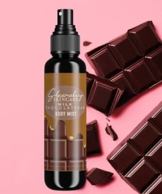 Milk Chocolate Bar Body Mist 8 oz Bottle Body Spray Splash- SHEAMAKERY ...