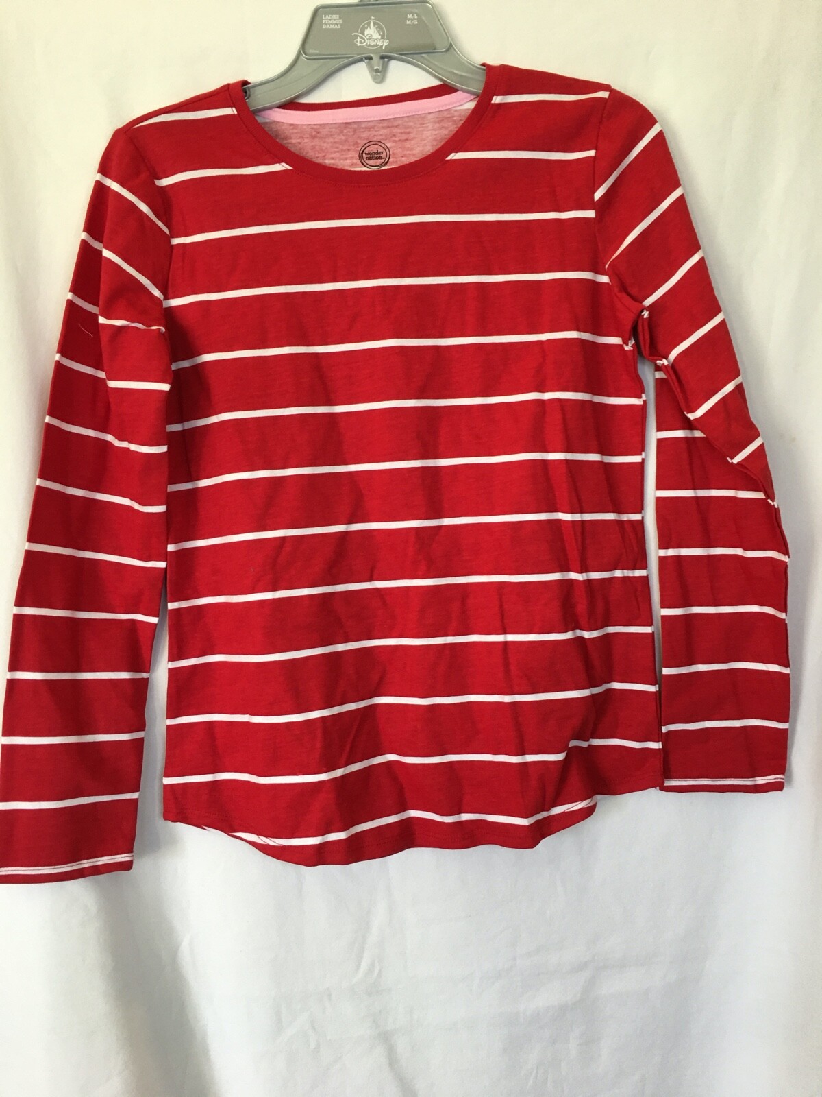 NWT Wonder Nation Red Stripe T Shirt Top Shirt Girls Long Sleeve Tough ...