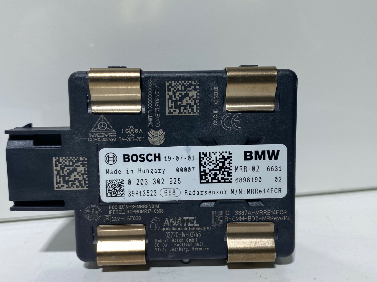 BMW G20 G29 G06 G05 F40 F44 G22 ACC MRR SENSOR RADAR RADARSENSOR ...