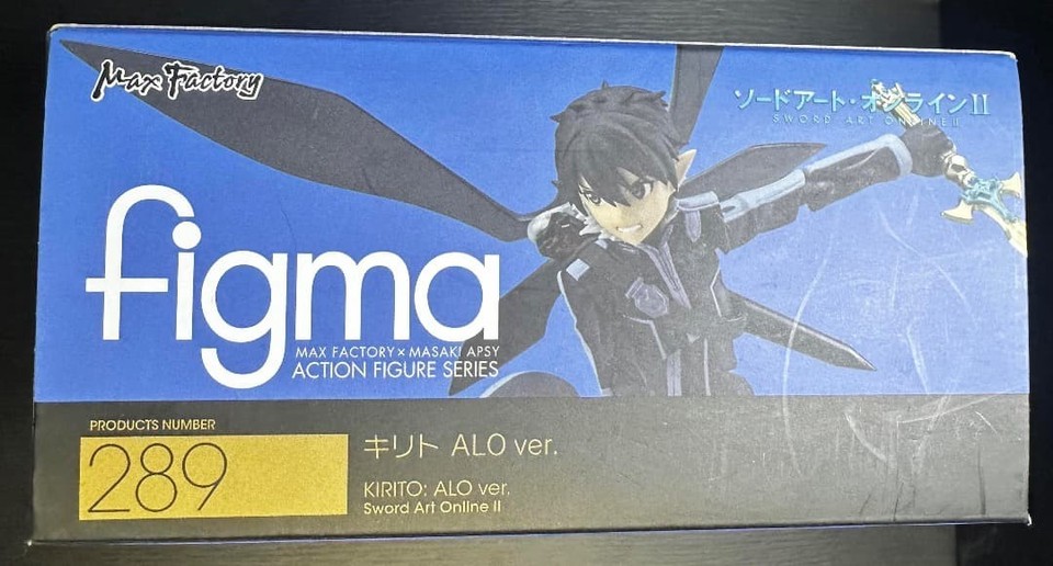 figma Sword Art Online II Kirito & Asuna ALover Action Figures Set ...
