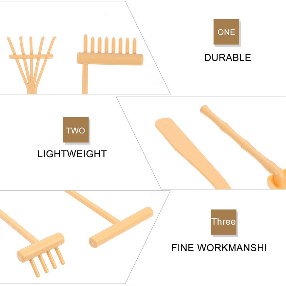 1 Set Zen Garden Rakes Kit Sand Table Decoration Sand Garden Rake Tool ...