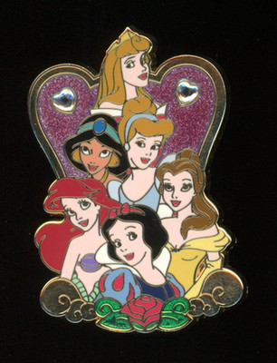 Princesses The Gang Ariel Belle Snow White Cinderella Jasmine Disney ...