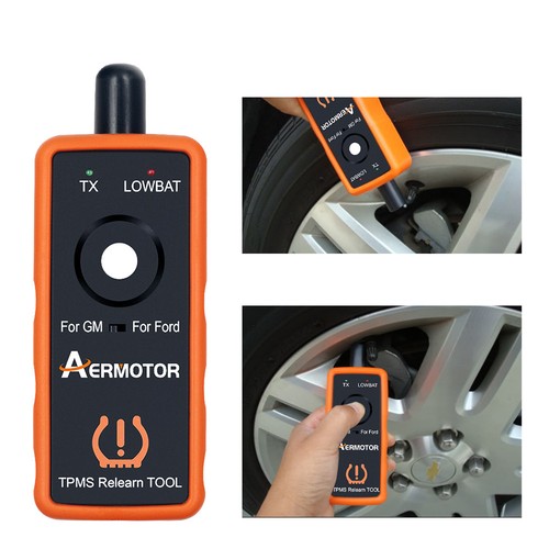 TPMS Reset Tool PLUS with 4pcs Tire Caps Tire Pressure Monitor Sensor ...