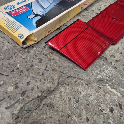 Golf 3 Mk3 Red Hella Heckblende Reflector NOS Rare | eBay