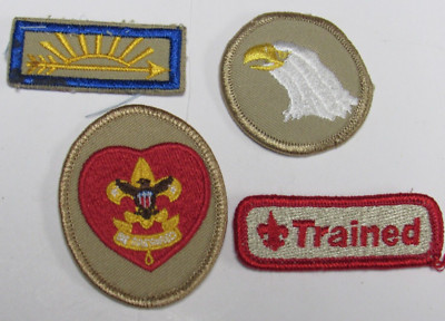 Boy Scouts LIFE SCOUT & ARROW OF LIGHT PATROL EAGLE TRAINED Uniform 5 PATCH LOT | eBay