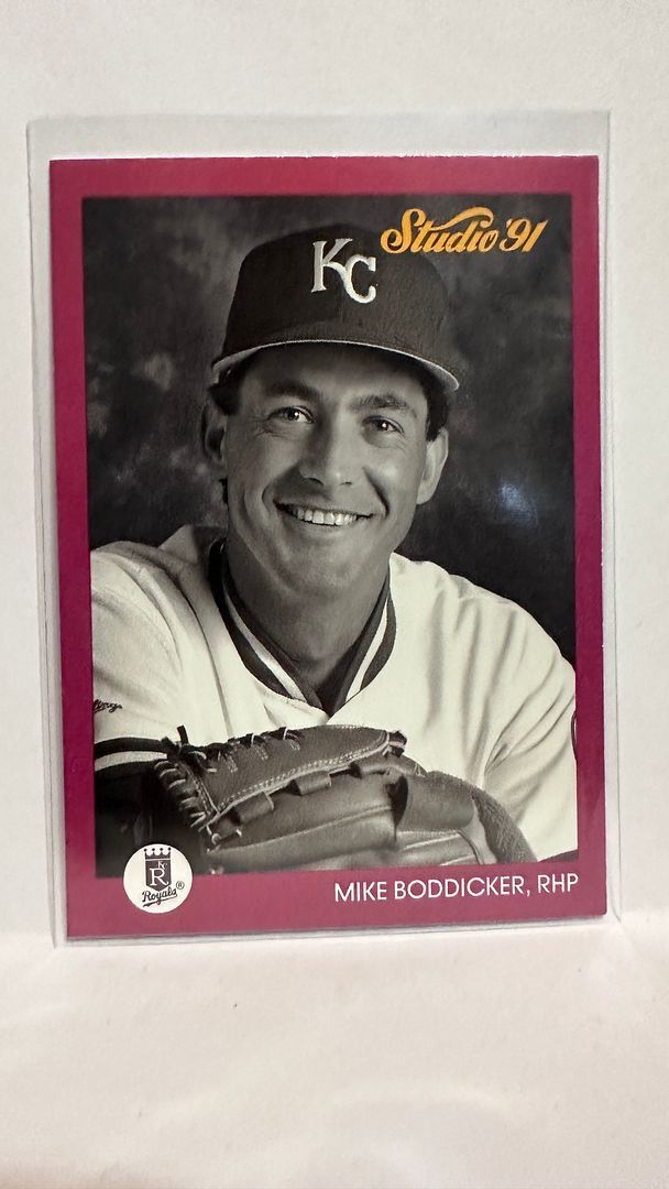 #61 Mike Boddicker Kansas City Royals 1991 Studio Baseball Card | eBay