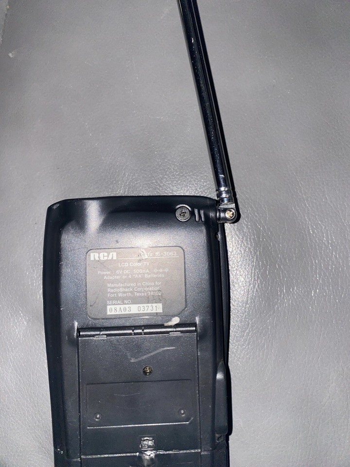 Handheld RCA Portable LCD Color TV 16-3063 Television Vintage | eBay