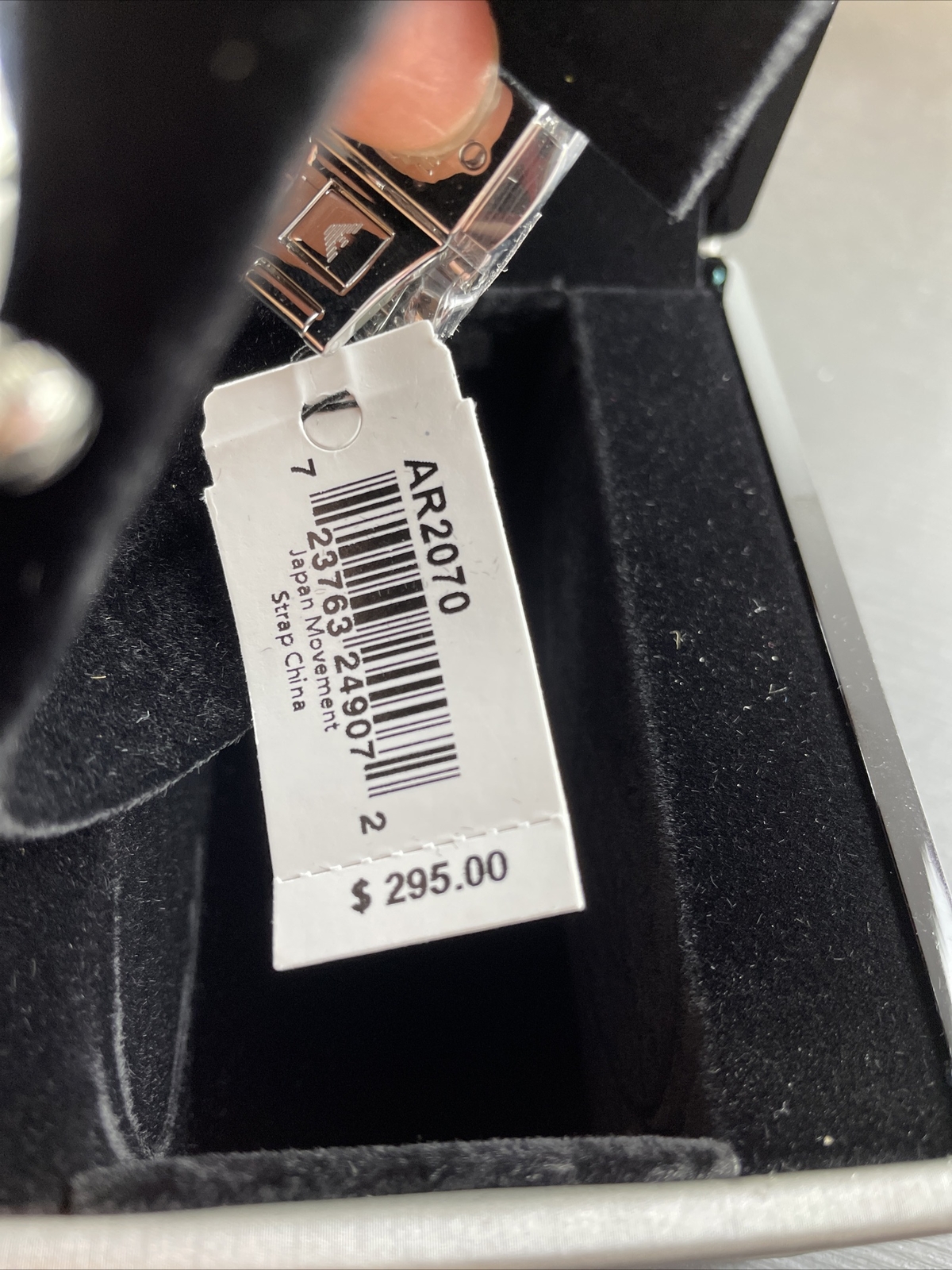 100 Emporio Armani AR2070 Beige Dial Two Tone Stainless Steel Men's ...