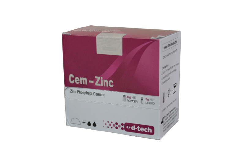 Cem Zinc Phosphate Cement Permanent Tooth Filling Fixation Powder ...