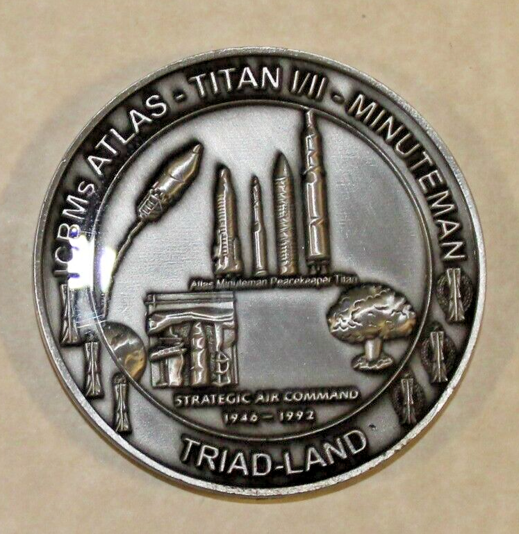 Strategic Air Command SAC ICBMs Nuclear Missile Air Force Challenge ...
