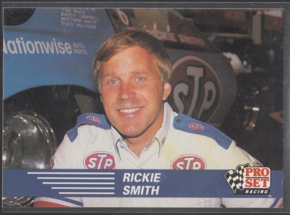 RICKIE SMITH 1991 Pro Set NHRA Drag Racing #39 TTM/IP Signed ...