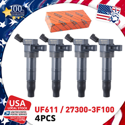 4pcs 27300-3F100 Ignition Coil Set For Kia Forte Optima Sorento ...