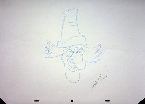 Bartok the Magnificent Production SIGNED LEN SIMON Hand Drawn Scene ...