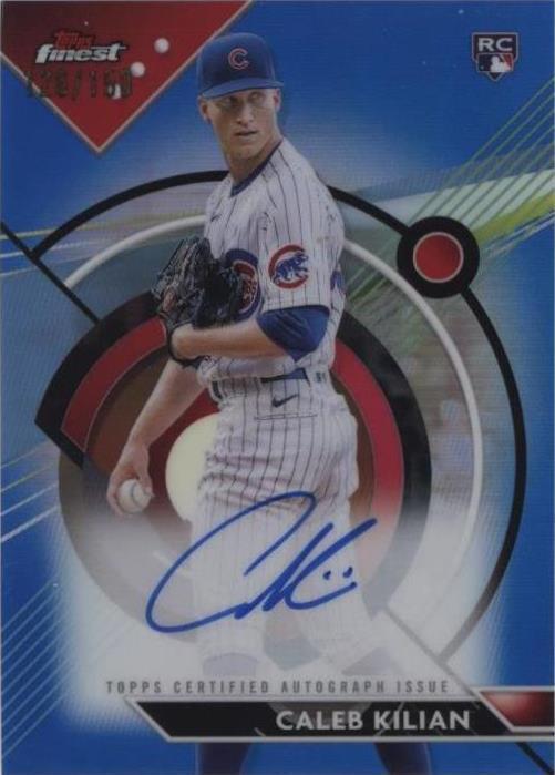 2023 Topps Finest - Finest Autographs Caleb Kilian #FA-CK Blue ...