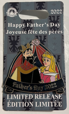 Disney King Stefan and Princess Aurora Father's Day Pin 2022 Limited ...