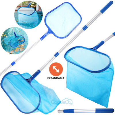 Swimming Pool Deep Leaf Skimmer Net Ultra Fine Mesh Netting Basket ...