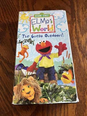 Sesame Street Elmos World The Great Outdoors Vhs Movie Tape VCR 2003 | eBay