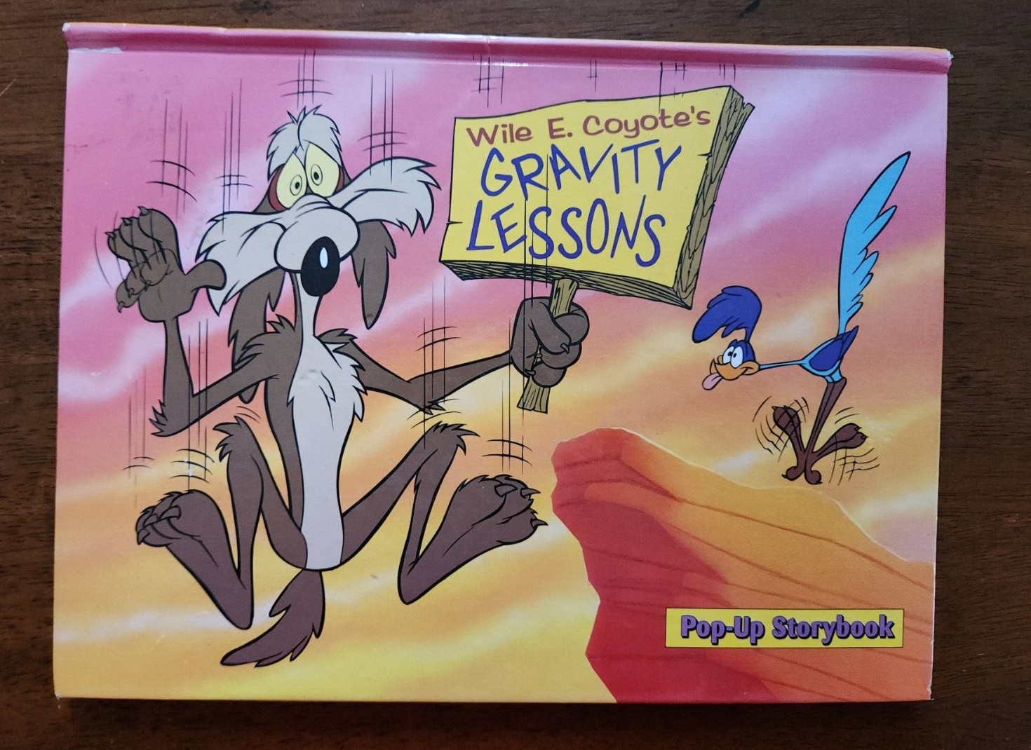 LANDOLL'S Wile E Coyote Gravity Lessons Pop Up Book 1996 WB Looney ...