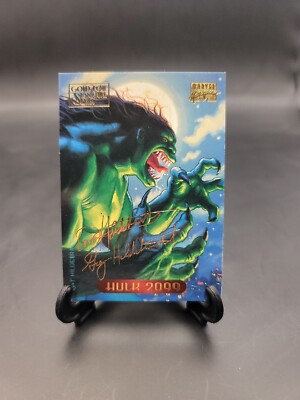 1994 Marvel Masterpieces Gold Foil Signature Series Hulk 2099 #51 | eBay