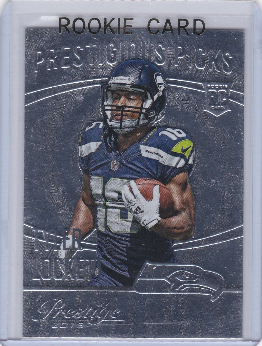 TYLER LOCKETT ROOKIE CARD 2015 Prestige Football RC Seahawks ...