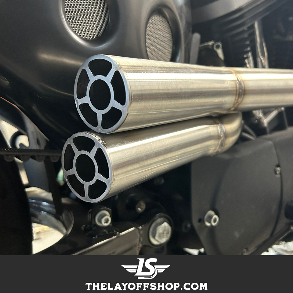 Custom Stainless Exhaust System For Harley Sportster 883 1200 Handbuilt ...