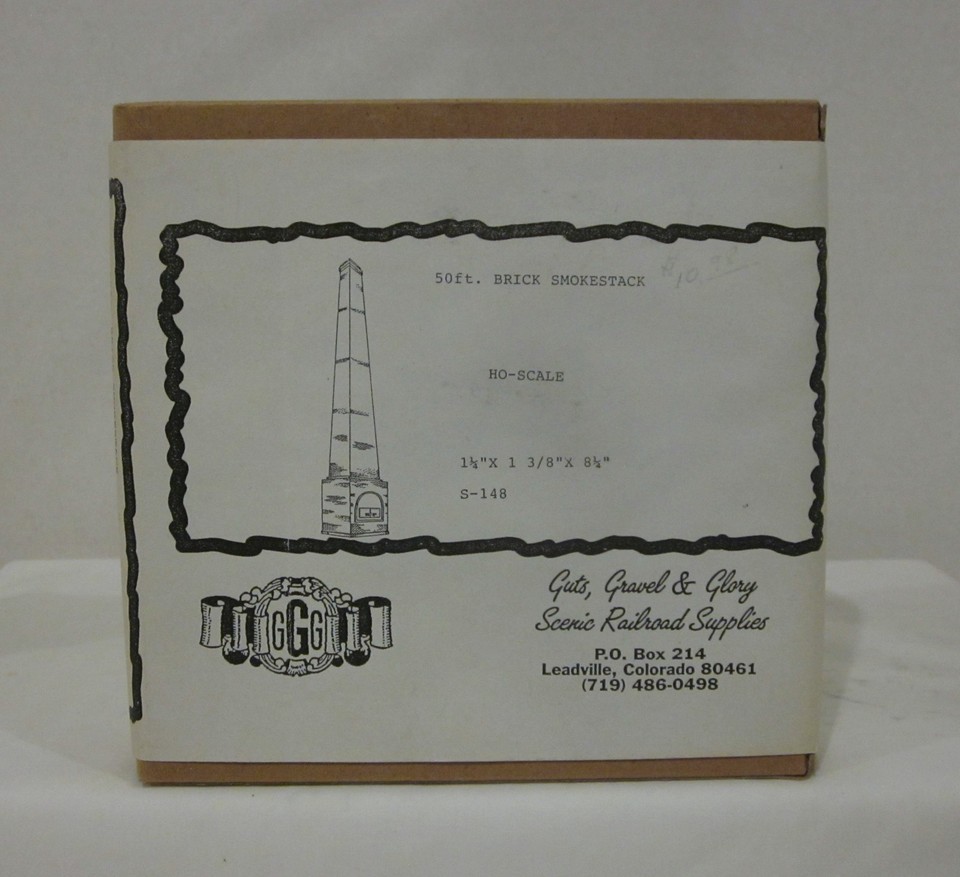 Guts, Gravel & Glory HO Plaster Kit # S-148: :"50 FT. BRICK SMOKESTACK ...