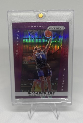 2024-25 Panini Prizm Deca - All-Star De'Aaron Fox #270 Purple Prizm /99 ...